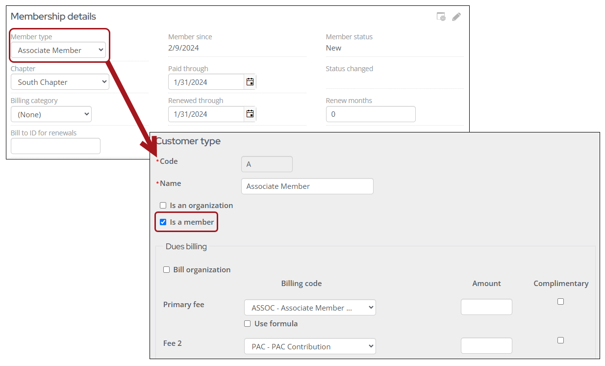 Managing expired members