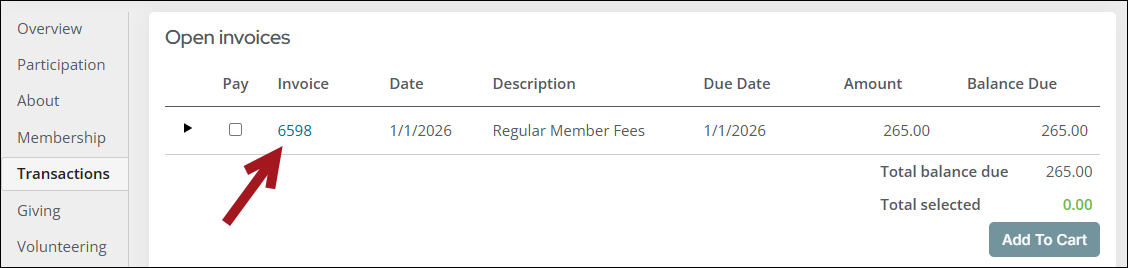 Understanding the membership invoice reversal options